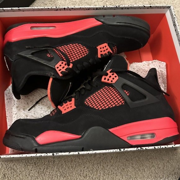 Jordan | Shoes | Jordan 4 Retro Mid Red Thunder | Poshmark